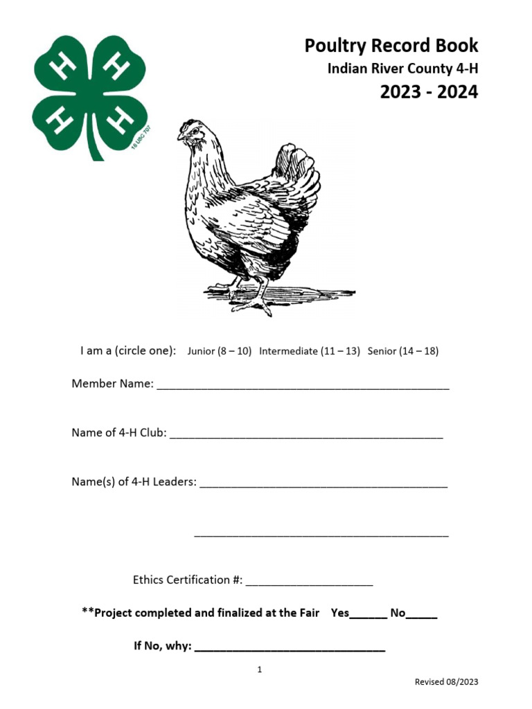 Poultry Record Book | PDF | Chicken | Expense