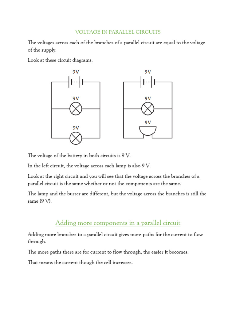 Parallel Circuits & Resistance Basics | PDF | Electrical Resistance And ...
