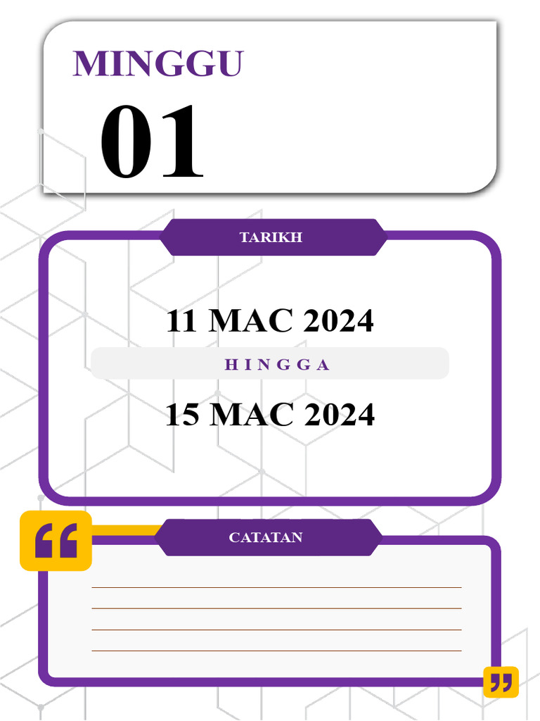 Pembahagian Minggu RPH 2025 | PDF