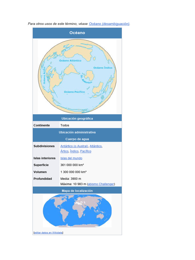 OCEANOS | PDF | Océanos | Marea