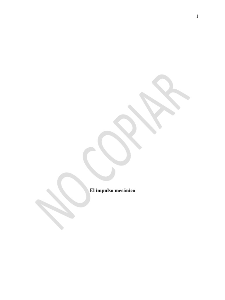 Impulso Mecánico 111 | PDF | Impulso | Gravedad