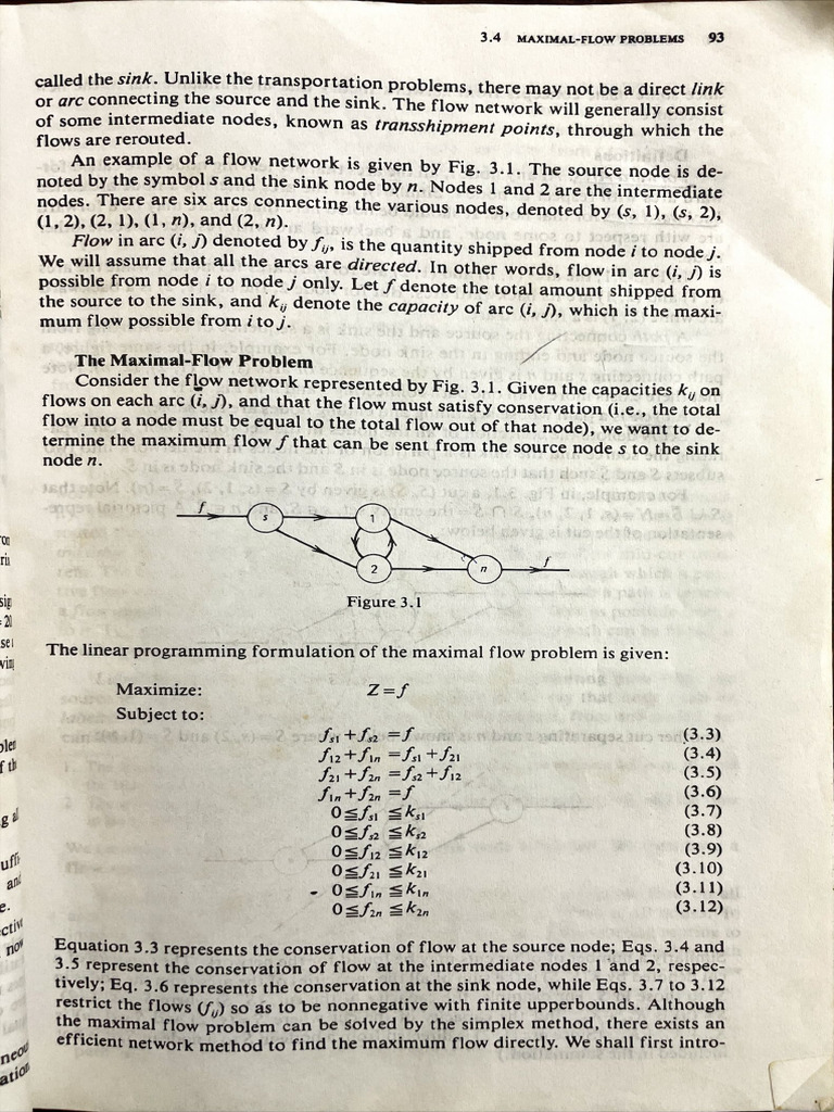 Maximum Flow Problem | PDF