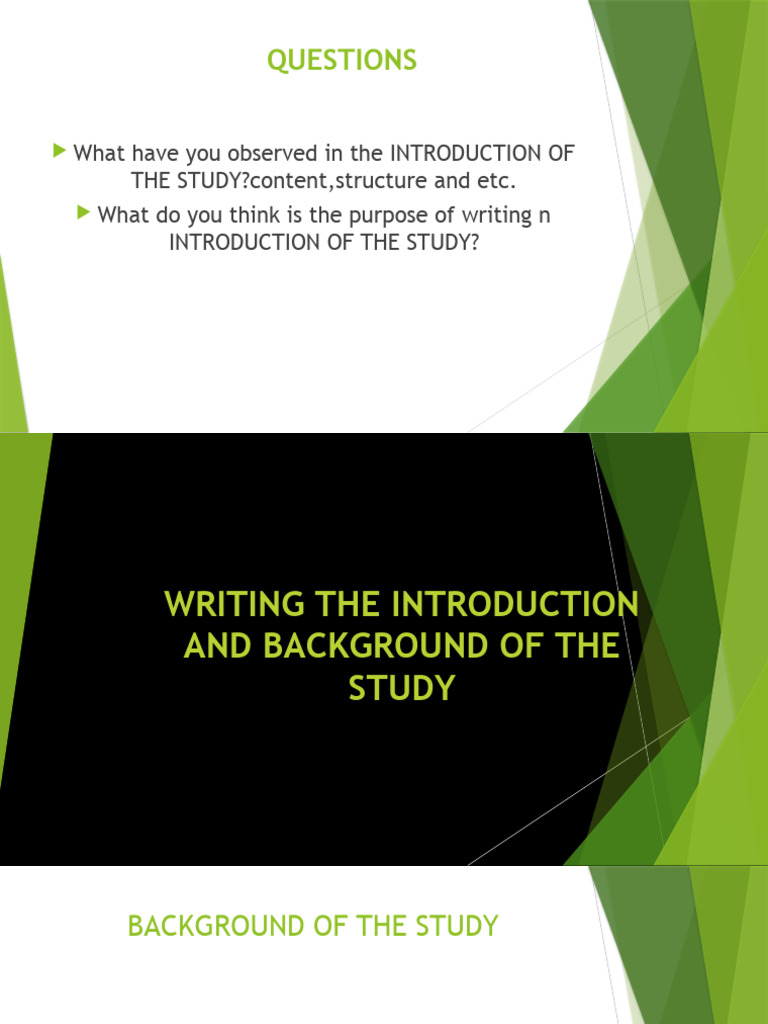 Background of The Studyrationale | PDF | Human Communication | Cognition
