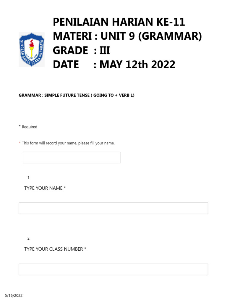 PH 11 - Unit 9 + Answer Key | Download Free PDF | Question | Grammar