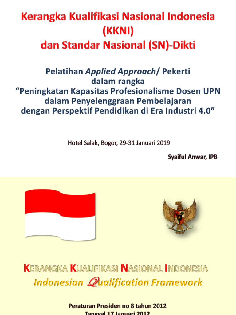 1 - Kkni Dan Sn-Dikti - Sar 2019 | PDF | Karier & Perkembangan