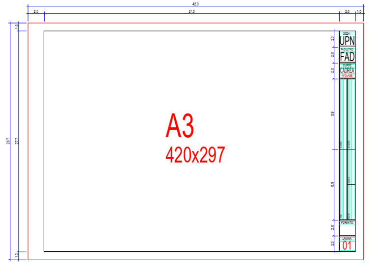 Membrete Vertical A3 | PDF