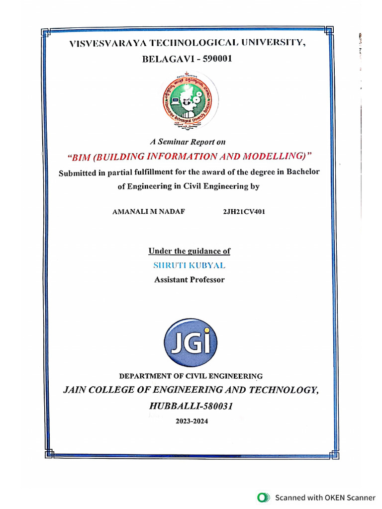 Sample Seminar Report-2024 | PDF