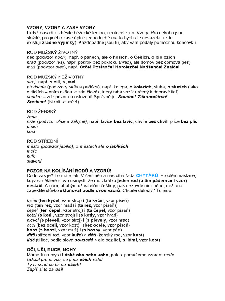 VZORY | PDF