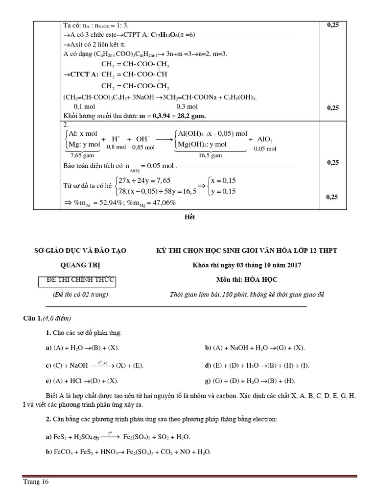CH Ch-Coo - CH CH CH - Coo - CH CH CH - Coo - CH: 0,8 Mol 0,85 Mol 0,05 ...