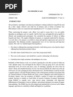 Digit Span Test | PDF | Wechsler Adult Intelligence Scale | Memory