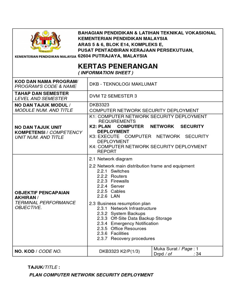 NOTA K2 Bahagian 1 | PDF | Komputer