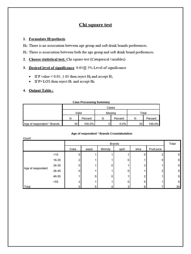 Chi Square Test | PDF | Chi Squared Test | Confidence Interval
