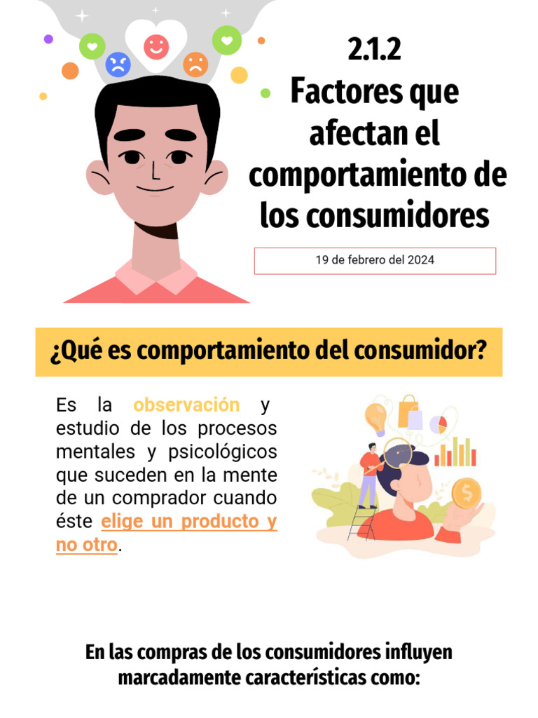 Factores Que Afectan El Comportamiento de Los Consumidores | PDF | Comportamiento | Aprendizaje