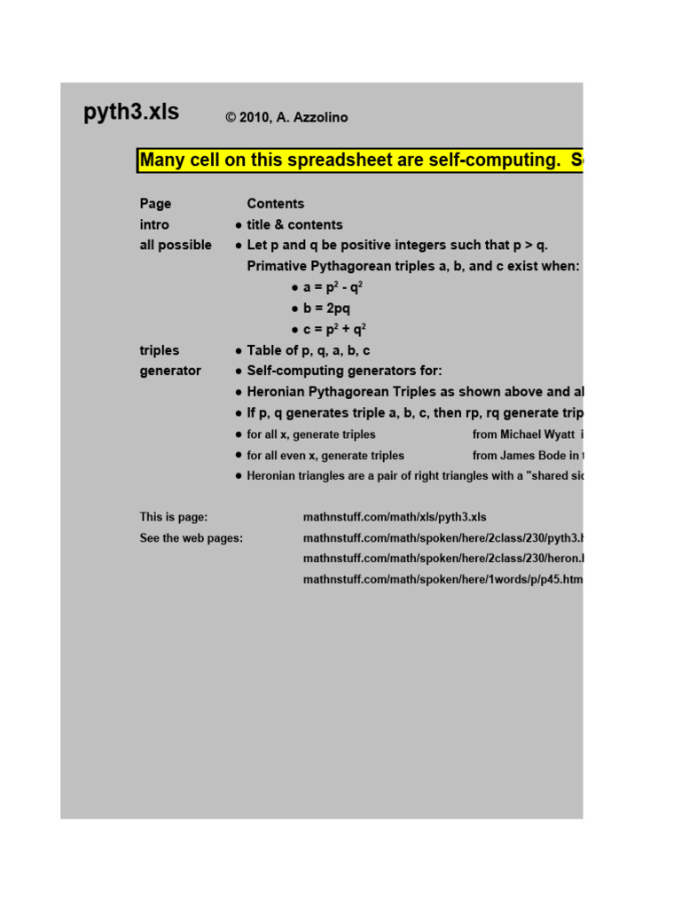 Pyth 3 | PDF | Euclidean Geometry | Triangle Geometry