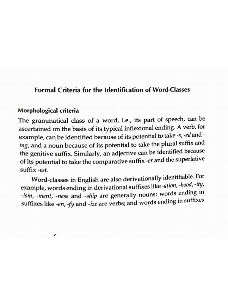 Morphology and Syntax | PDF