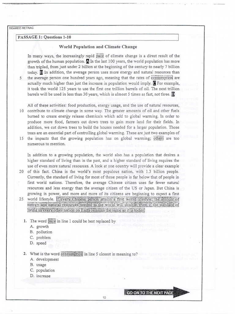 Practice Test 1 | PDF