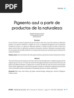 Historia del color azul y su origen | PDF | Color | Pigmento
