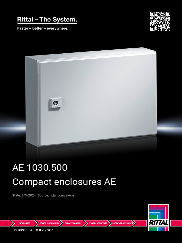 AE 1030.500 Compact Enclosure Details | PDF | Door