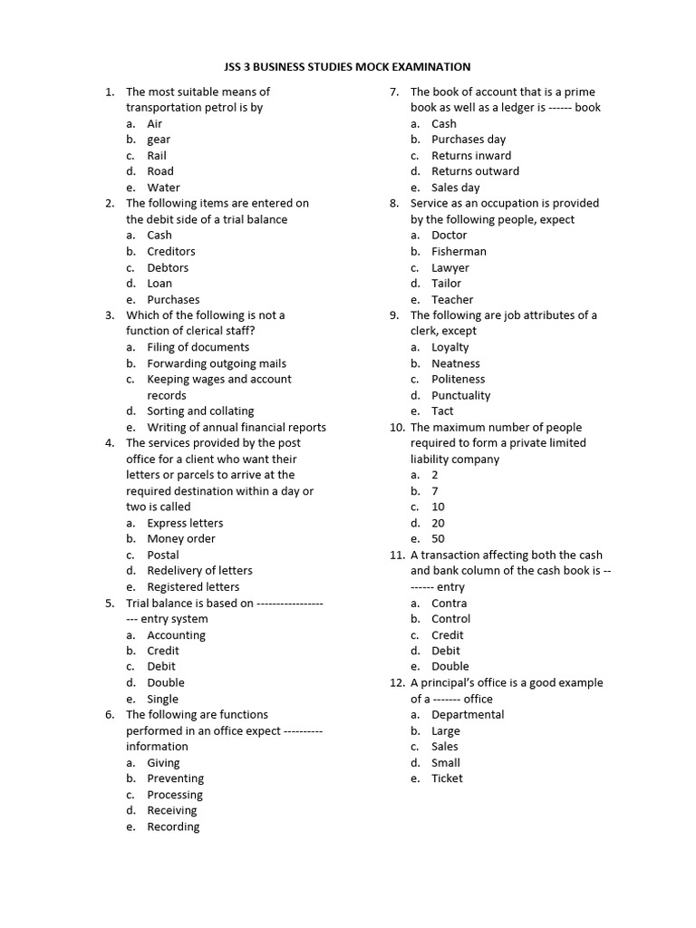 Business Studies Grade 9 | PDF | Debits And Credits | Business Economics