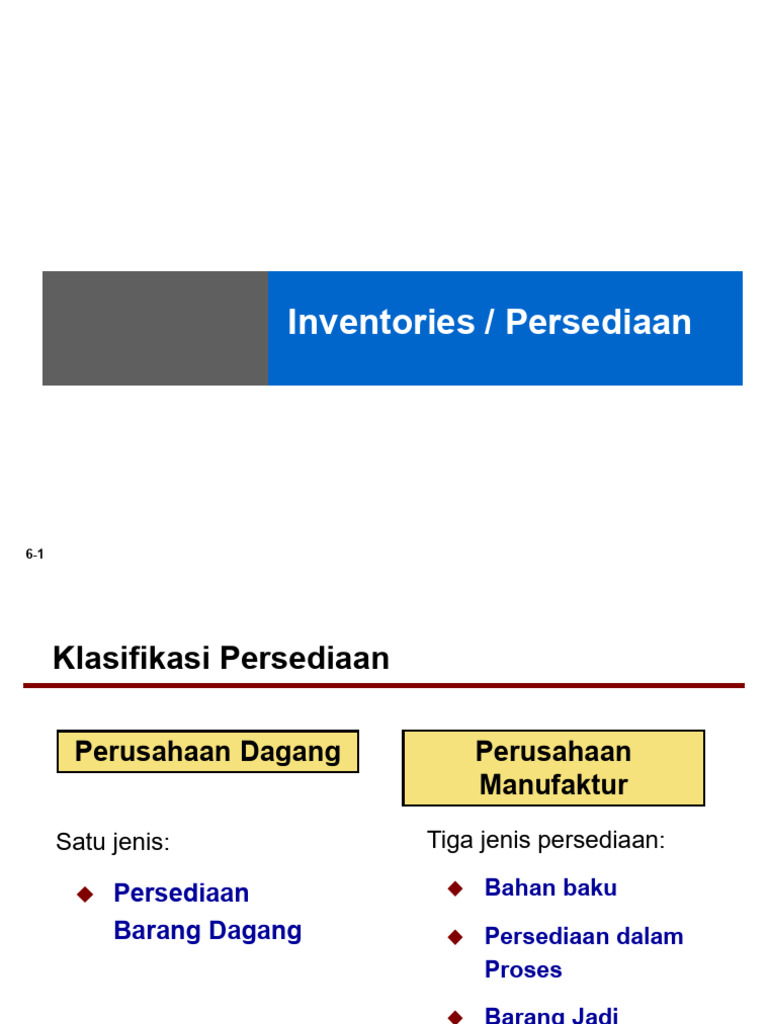 Akuntansi Persediaan | PDF