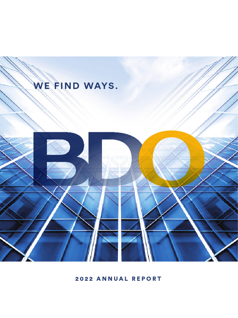 BDO Unibank 2022 Annual Report | PDF | Financial Risk | Banks