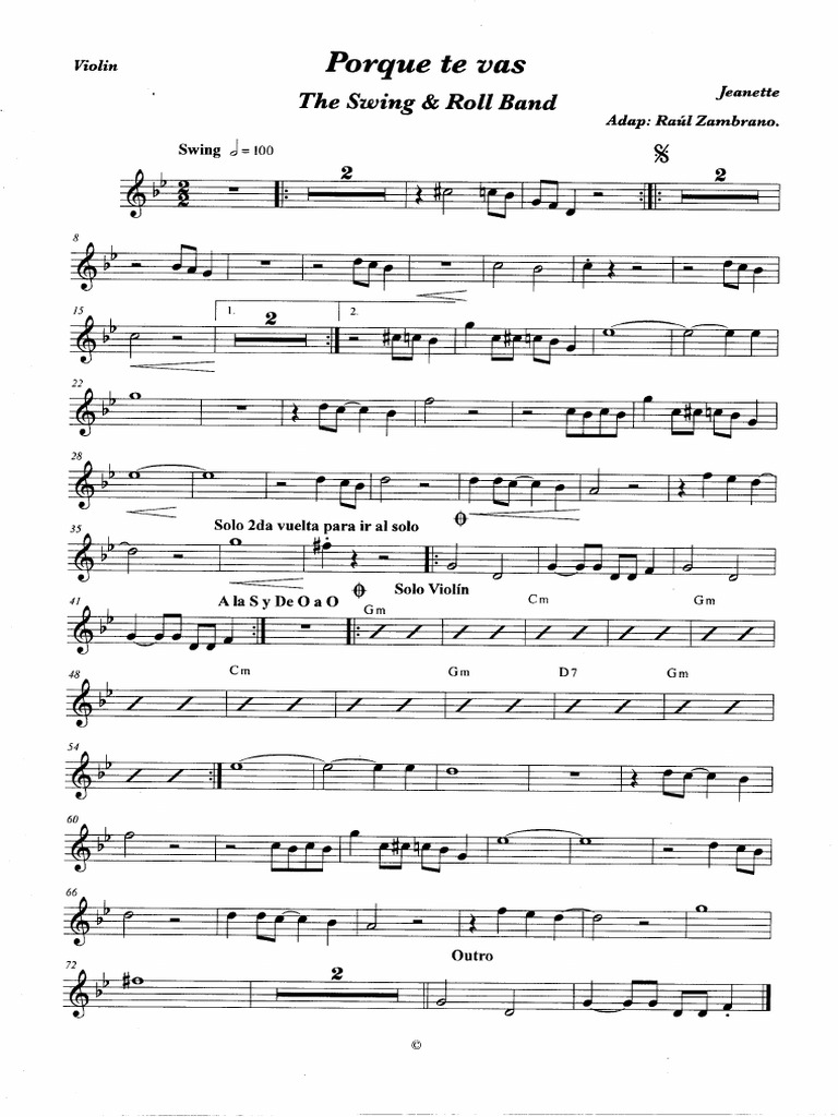 Por Que Te Vas | PDF