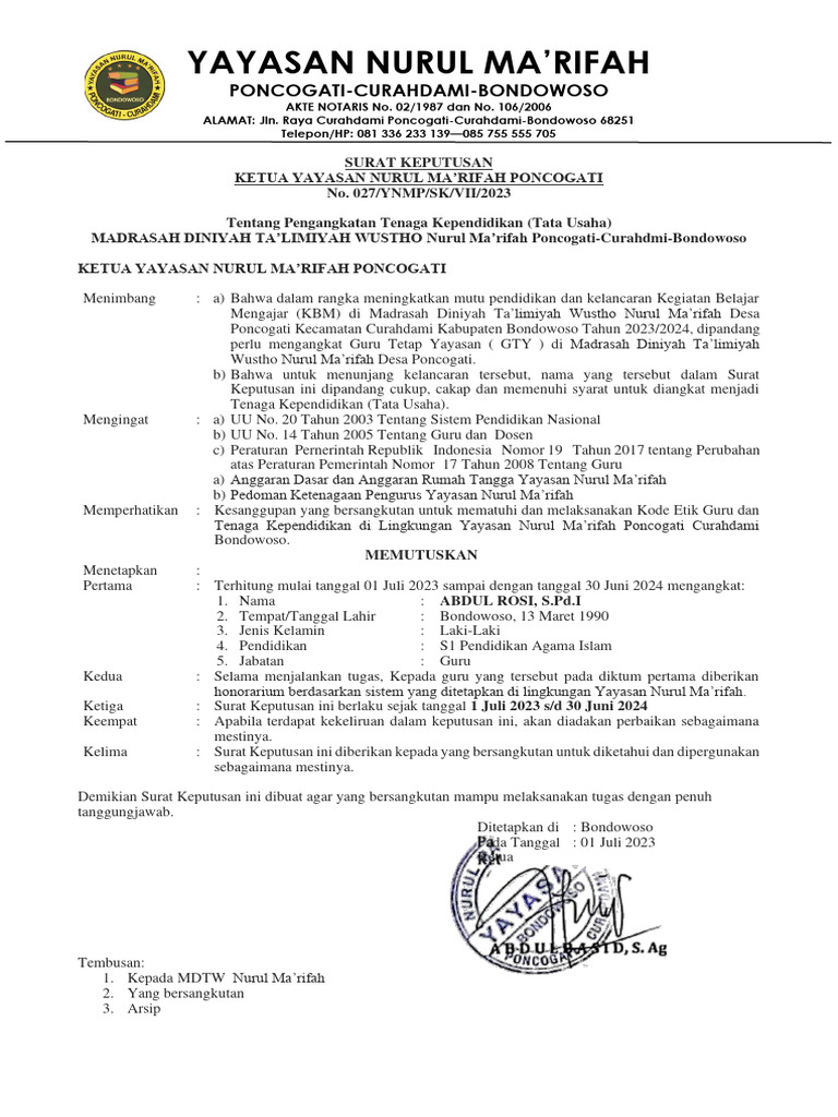 SK Yayasan Rosi | PDF