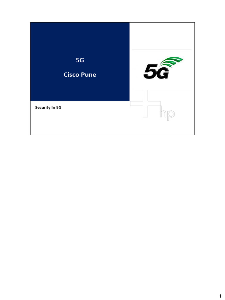 5g Security | PDF | Cyberspace | Computing
