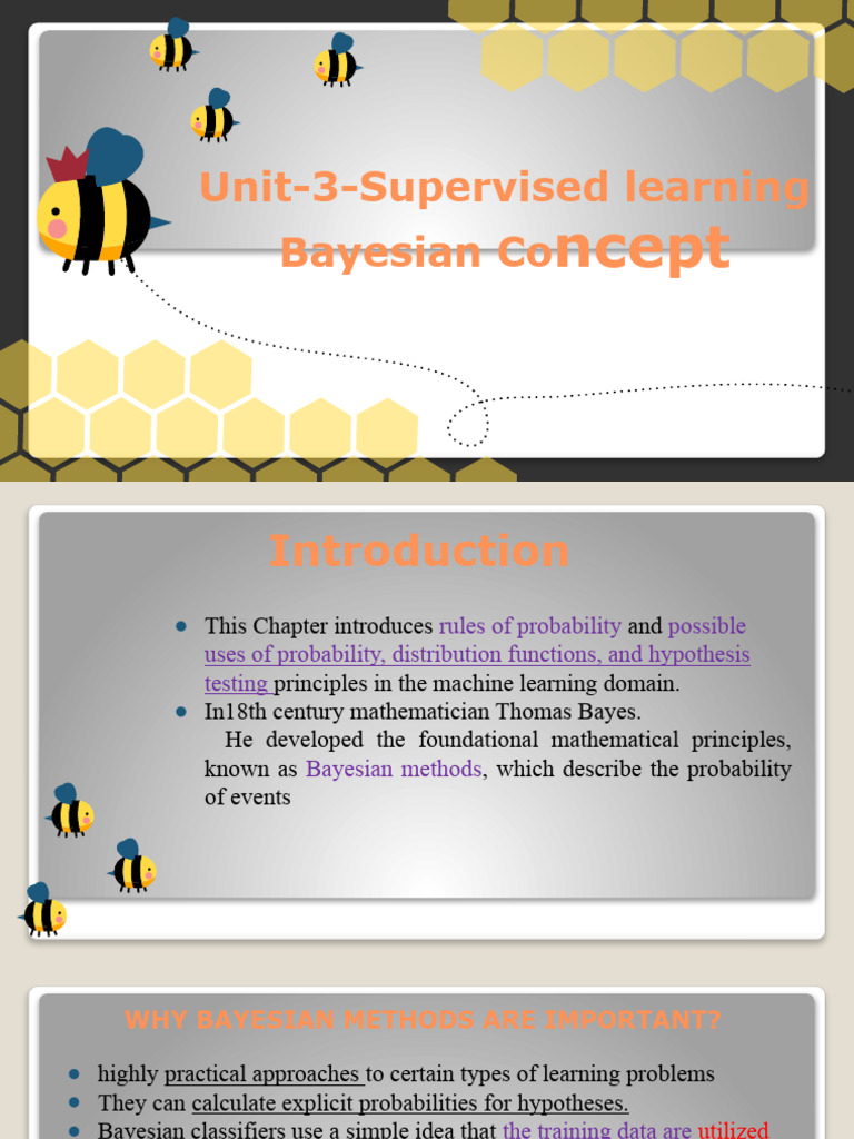 ML Unit 3 Part 1 | PDF | Statistical Classification | Bayesian Inference