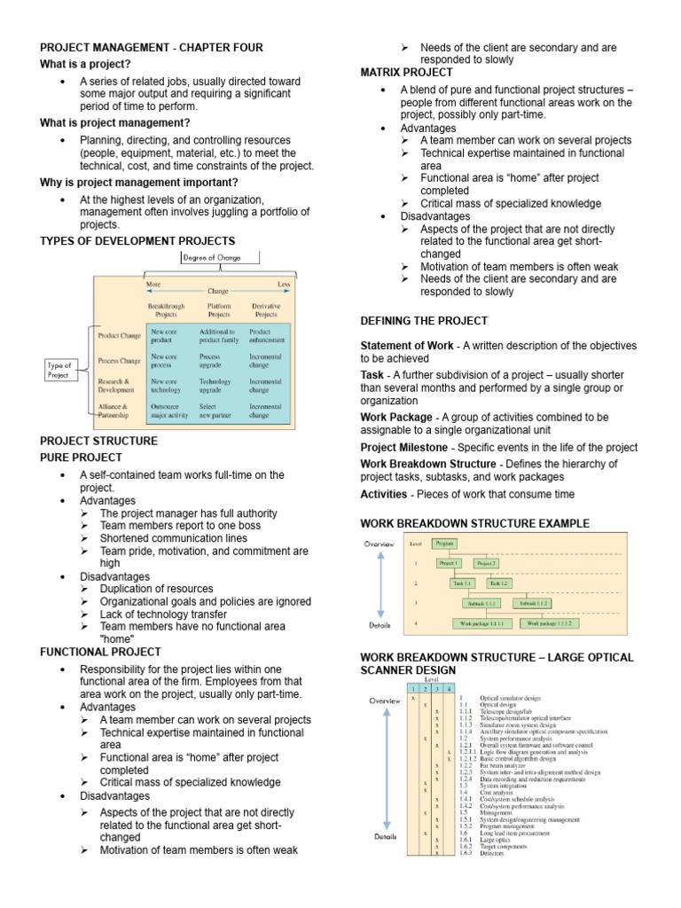 Projman CH4 Reviewer | Download Free PDF | Bayesian Inference ...