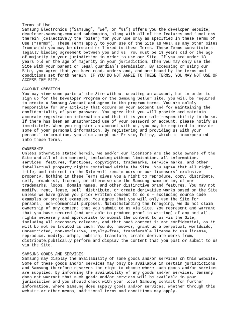 Terms of Use | PDF | Indemnity | License