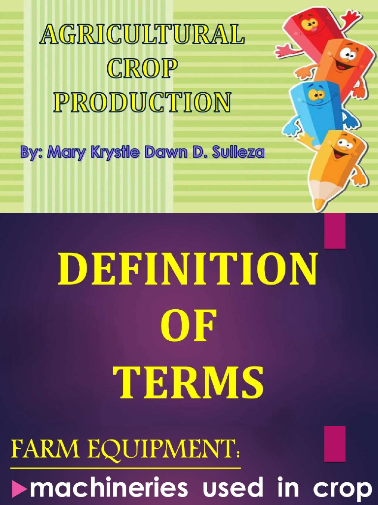 PDF Agricultural Crop Production PPT Presentation - Compress | PDF