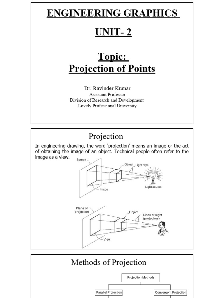 Projections of Point | PDF | Cartesian Coordinate System | Geometry