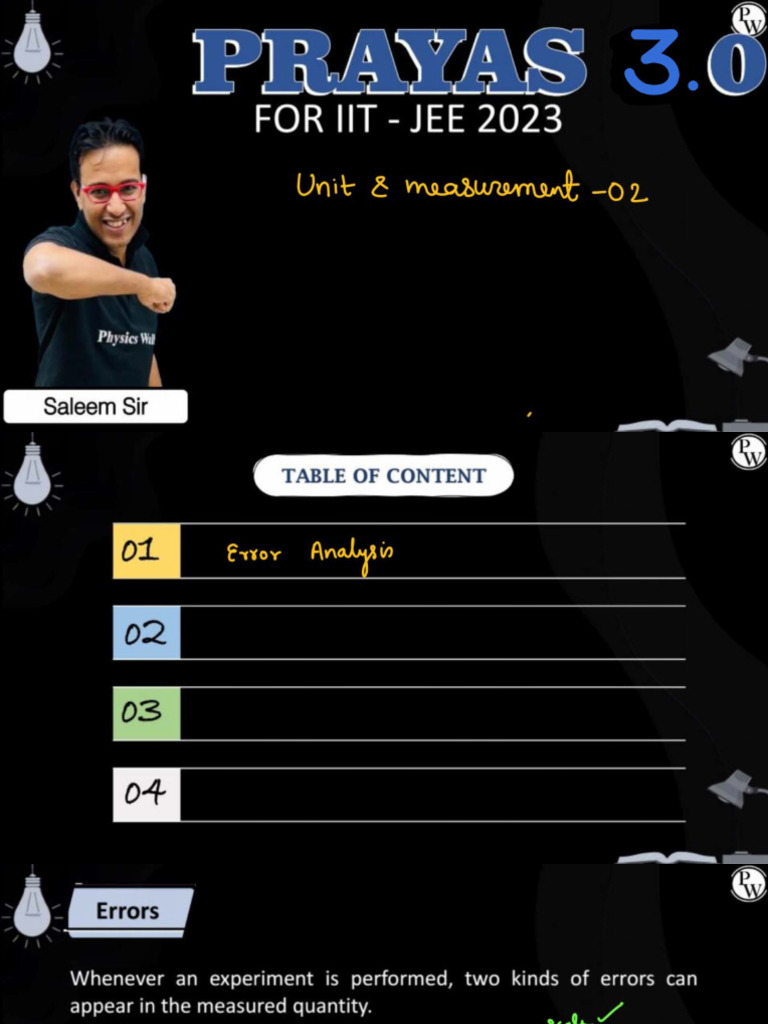 Unit & Measurement 02 - Class Notes ( 30 2023) | PDF Unit & Measurement 02 - Class Notes ( 30 2023) | PDF