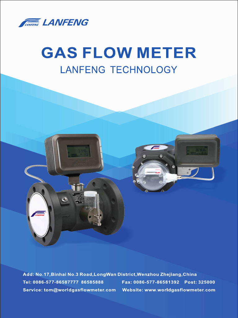 GasFlowmeter Catalogue | PDF