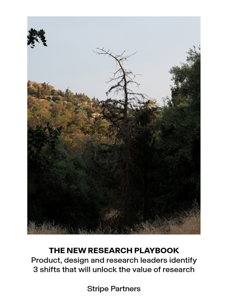 The New Research Playbook | PDF | Data Science | Knowledge