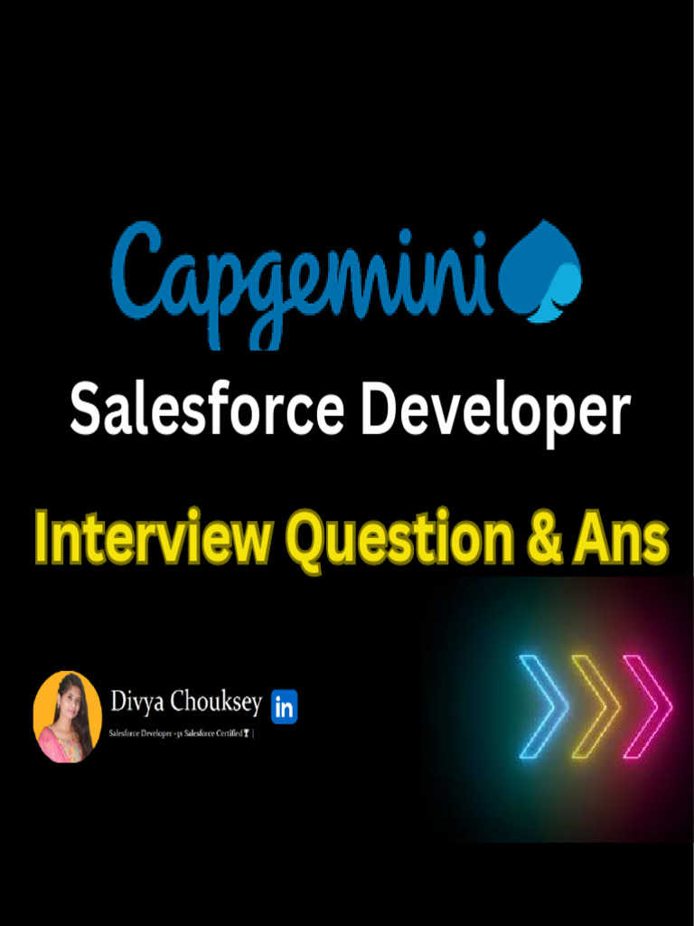 Salesforce Developer Interview Questions And Answer Pdf
