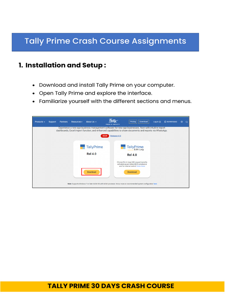 Tally-Crash-Course-1 | PDF | Receipt | Voucher