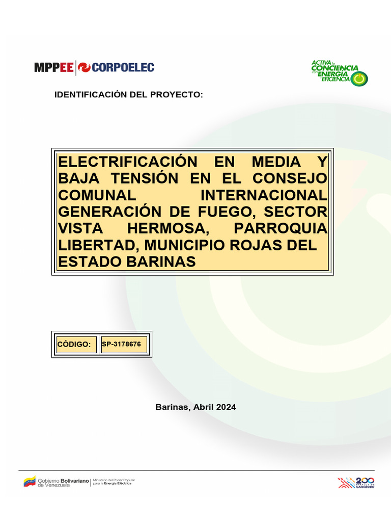 Proyecto SP-3178676 | PDF | Poder (Física) | Electromagnetismo