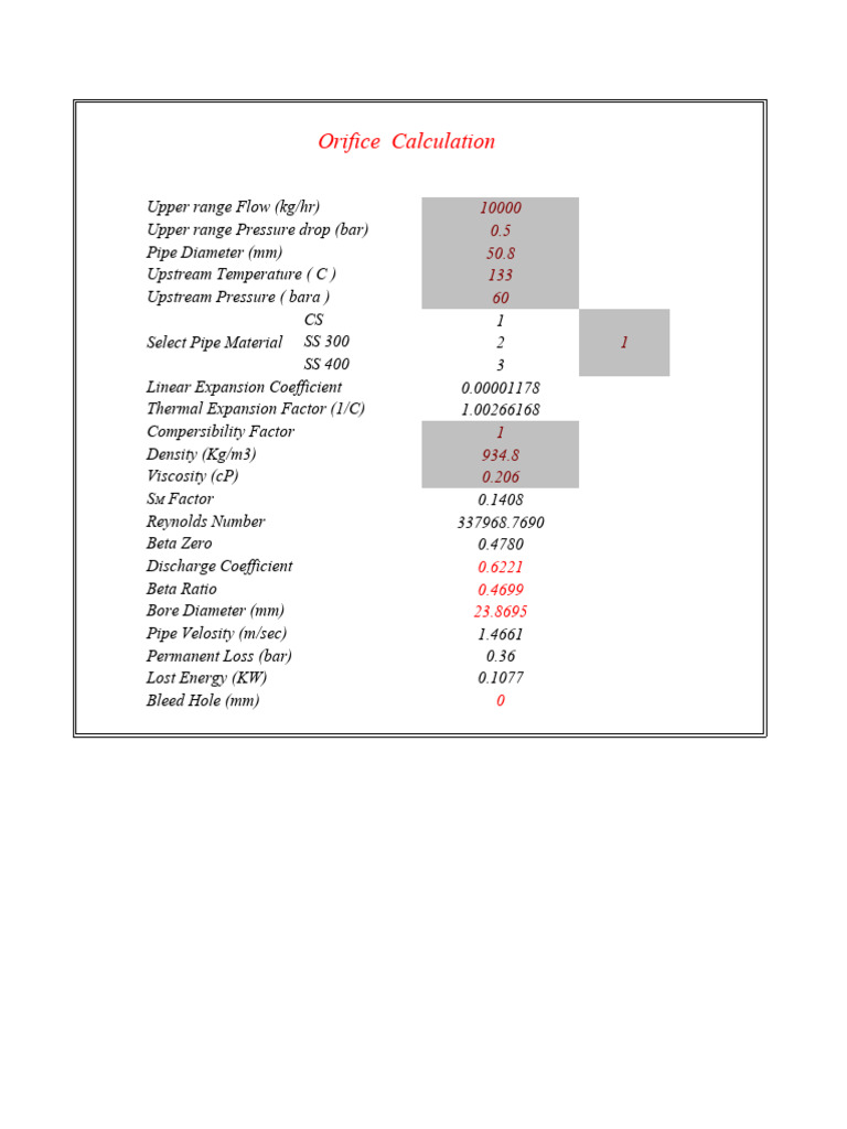 Orifice | Download Free PDF | Process Engineering | Mechanical Engineering