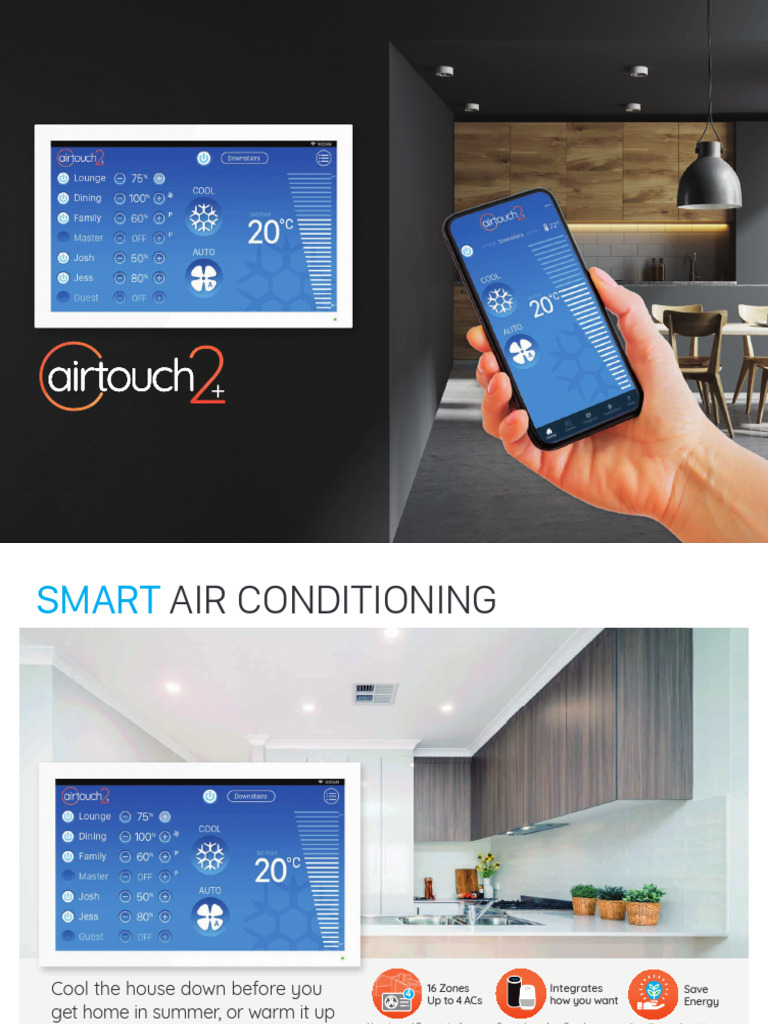 AirTouch2Plus Brochure 2021 | PDF | Air Conditioning | Mobile App