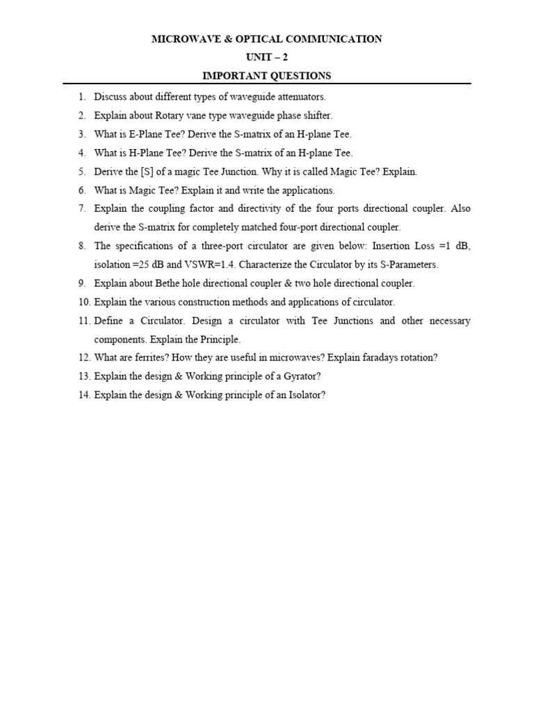Key Concepts in Microwave Communication | PDF