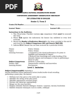 GR 8 Eng Fal - Drama - Lesson Plan Drama | PDF | Reading Comprehension ...