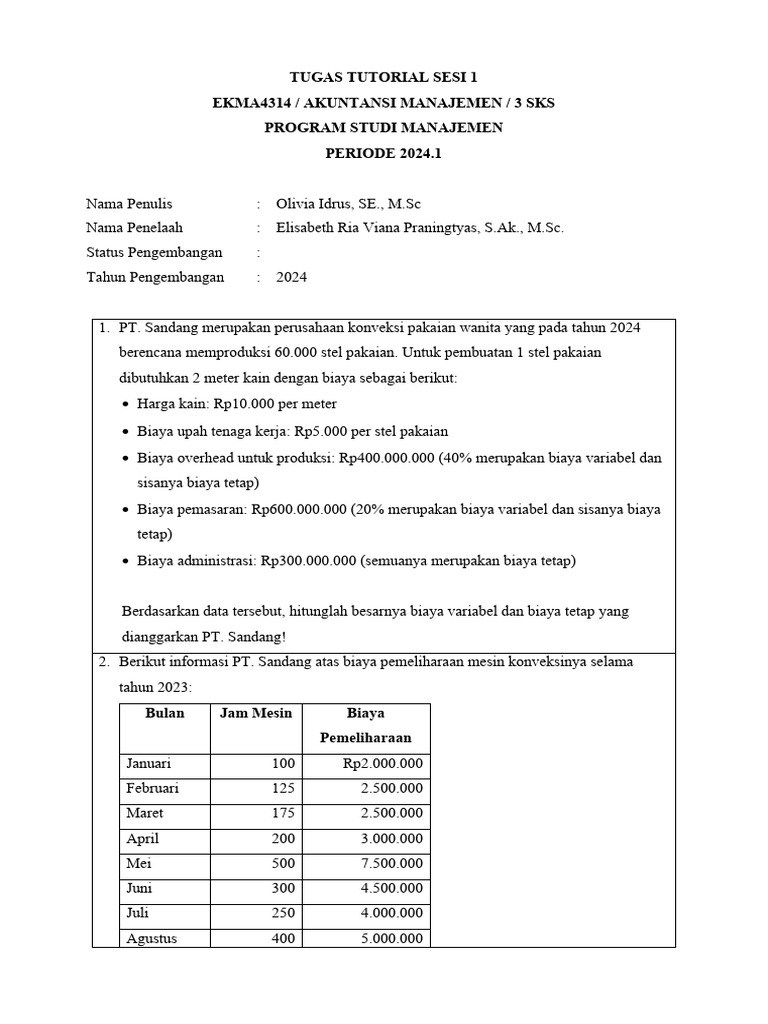 Tugas 1 Sesi 3 | PDF