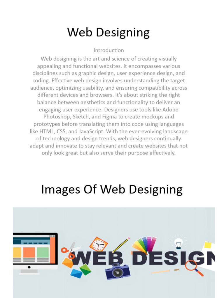 Web Designing | PDF | Web Design | Websites