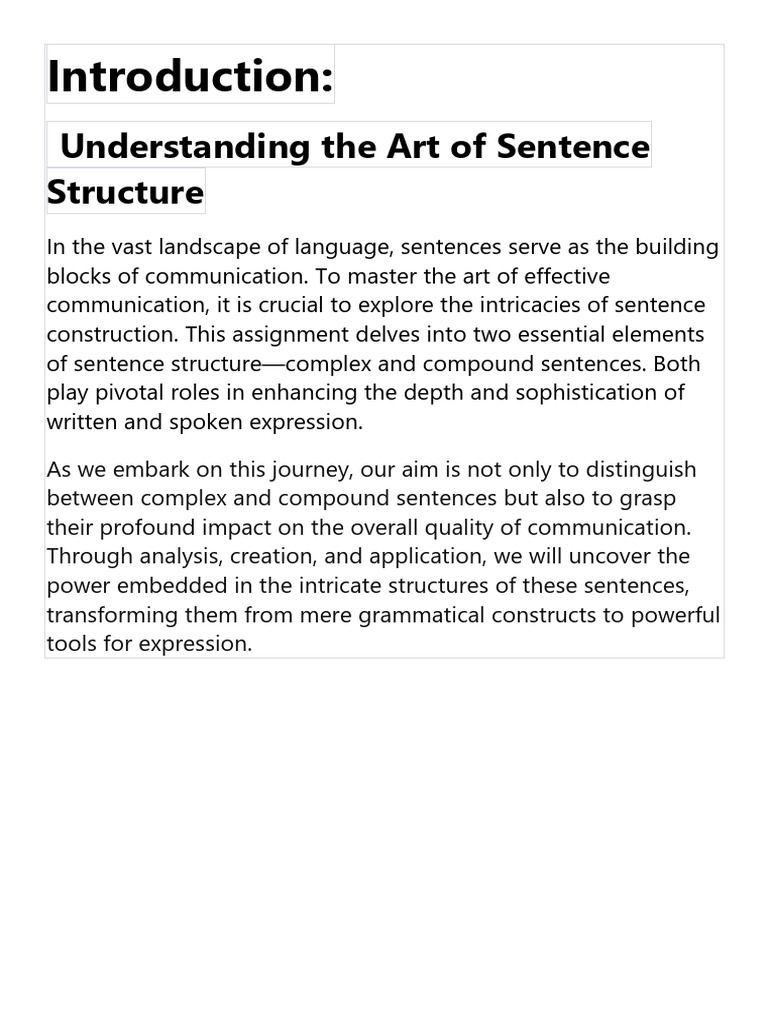 Introduction | PDF | Linguistics | Syntax