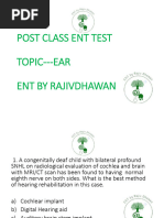 Aural Toilet Guideline1 | PDF | Ear | Hearing