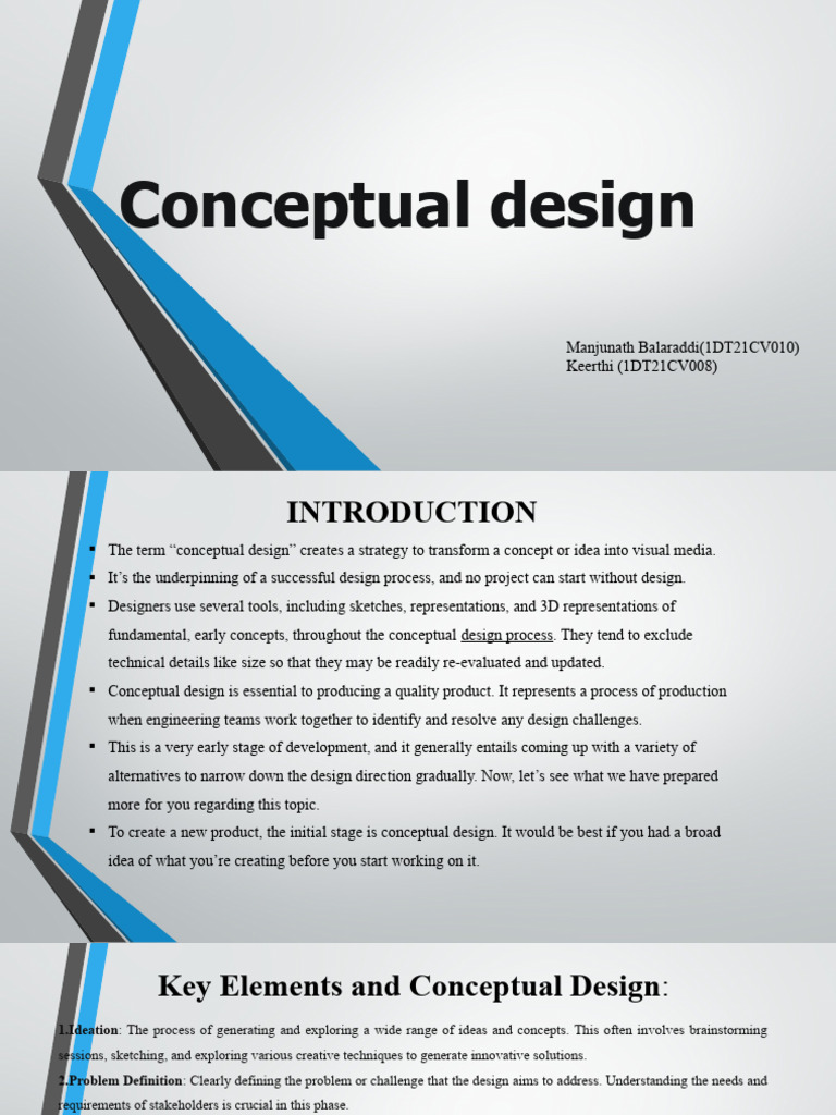 Conceptual Design Process Overview | PDF | Brainstorming | Creativity