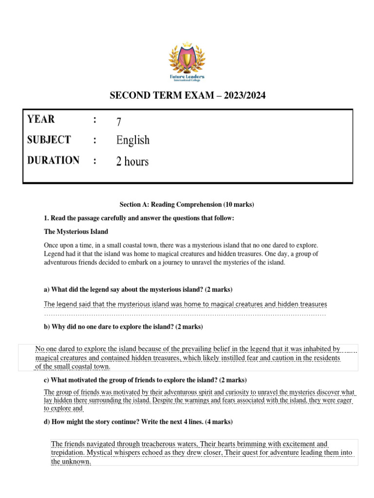 Year 7 - English Language | PDF