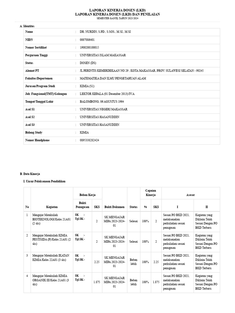 LKD - 0007086401 TA 2023 - 2024 Ganjil | PDF